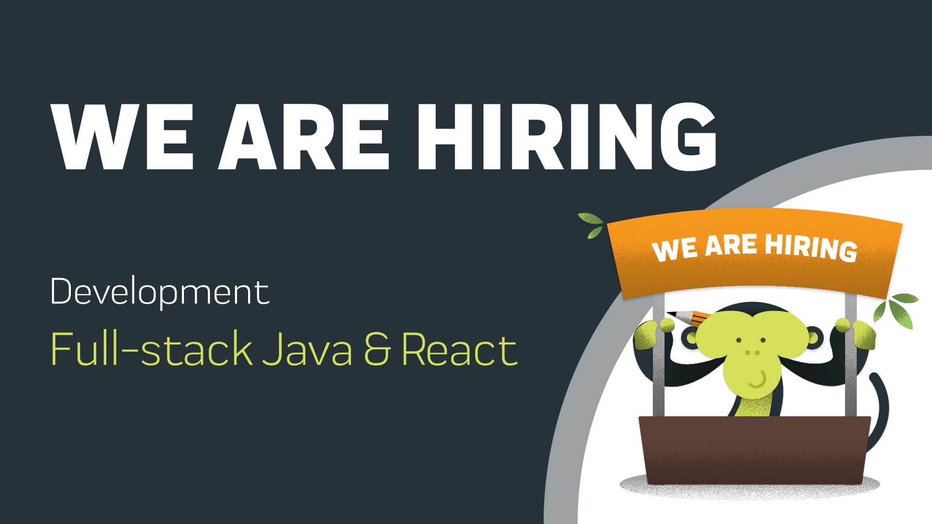 Dreamonkey is searching for a new Java and React full-stack developer
